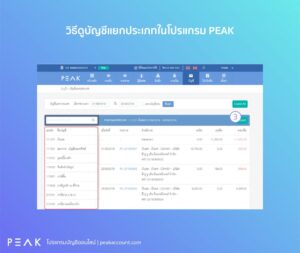 ทำความรู้จัก "บัญชีแยกประเภท" ที่ธุรกิจควรรู้ - PEAK