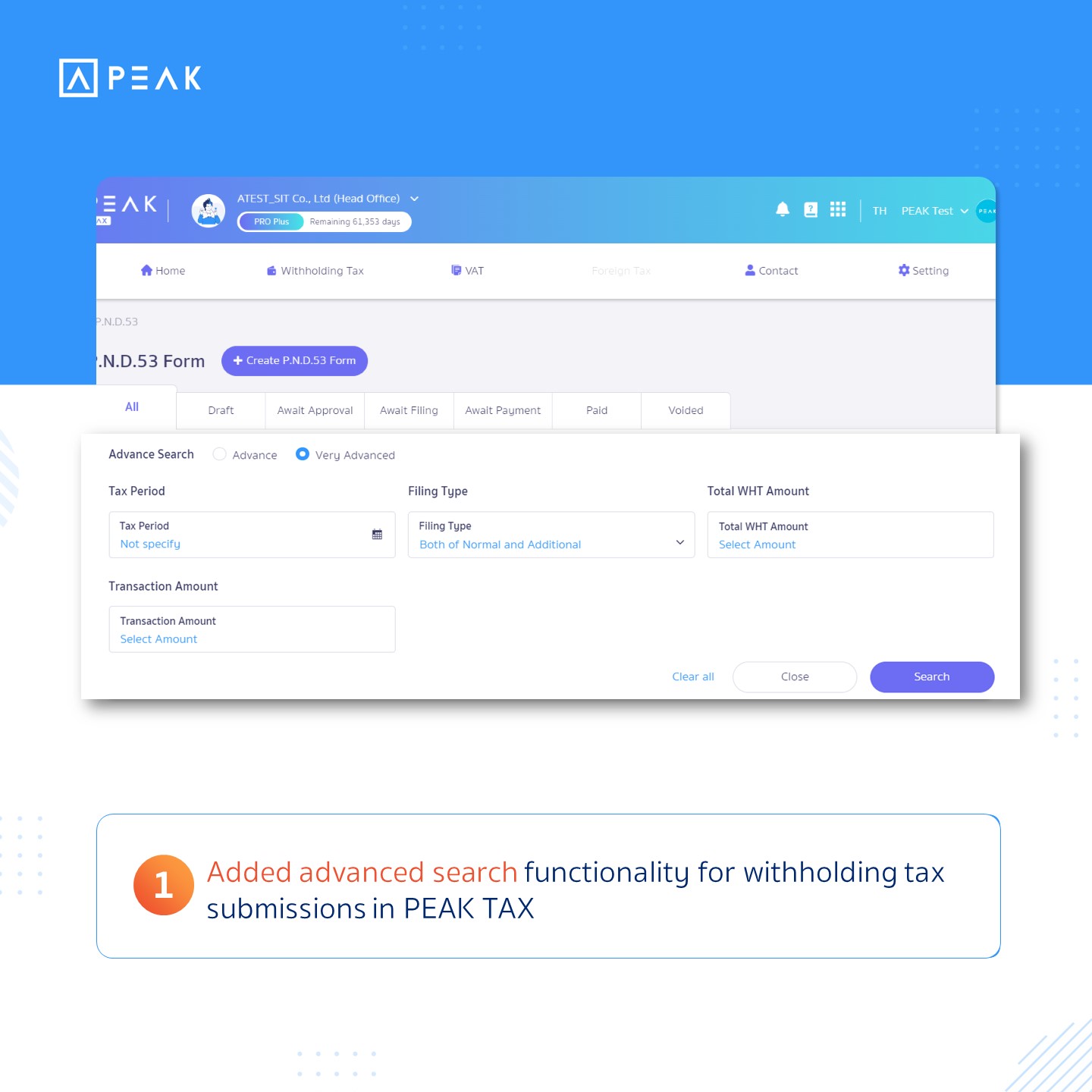 Update Function 18/10/2023 - PEAK