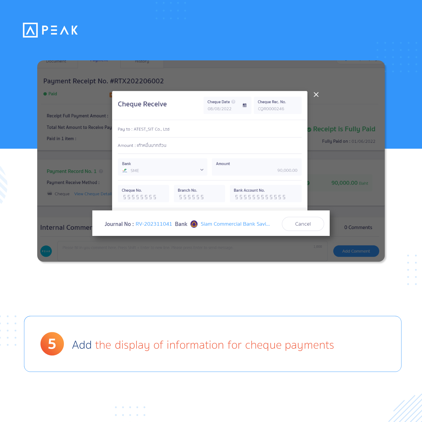 Update Function 15/11/2023 - PEAK