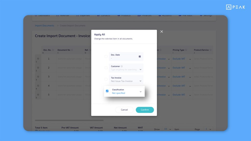 Update Function 27/11/2024 - PEAK