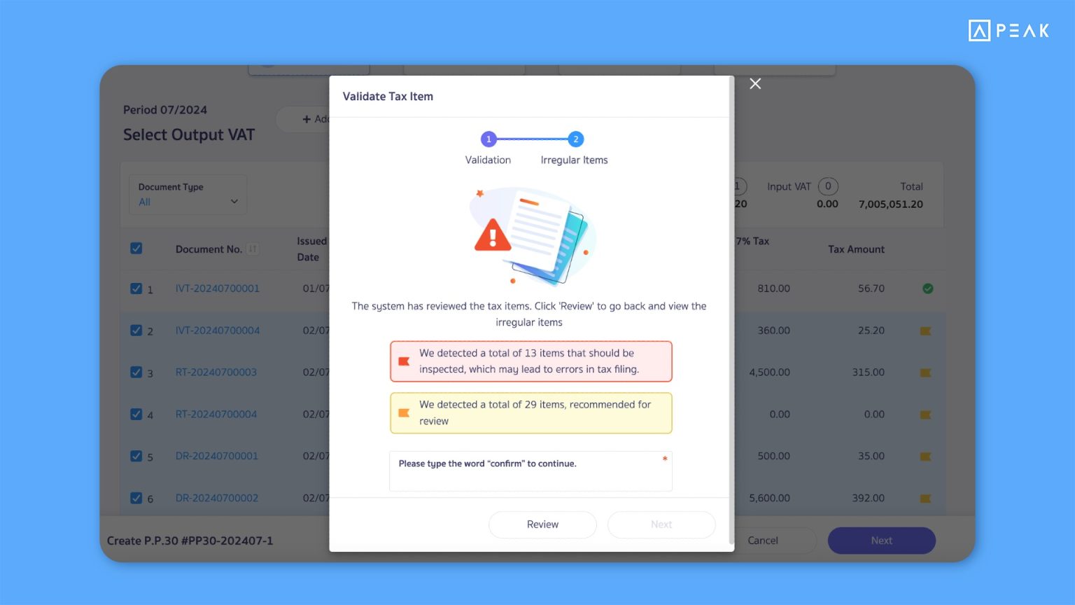 Update Function 15/01/2025 - PEAK Update Function 25/12/2024